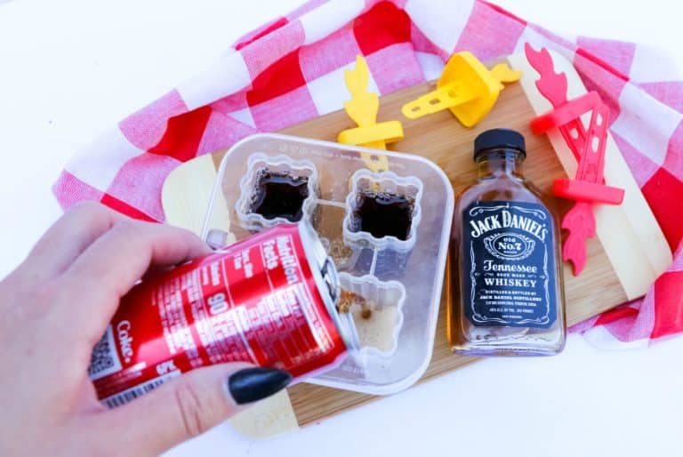 Jack and Coke Boozy Frozen Ice Pops - Cool Down This Summer