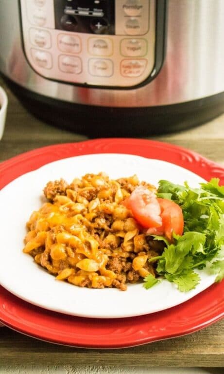 Instant Pot Cheesy Taco Pasta Dish Perfect For Taco Tuesday