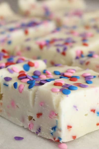 Cake Batter Fudge Recipe With Video • Bake Me Some Sugar