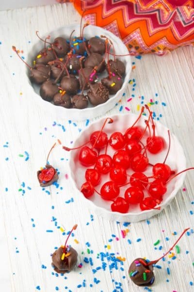 Chocolate Covered Drunken Cherries (With Video) • Bake Me Some Sugar