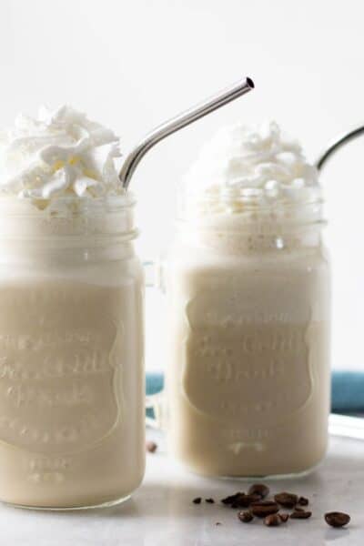 Easy Blended Iced Cappuccino Recipe with video • Bake Me Some Sugar