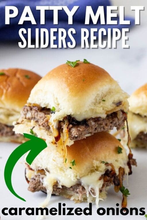 Patty Melt Beef Sliders Recipe • Bake Me Some Sugar