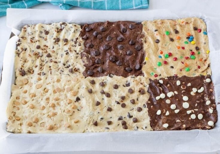 Sheet Pan Cookie Bars - 6 Ways 1 Batter • Bake Me Some Sugar