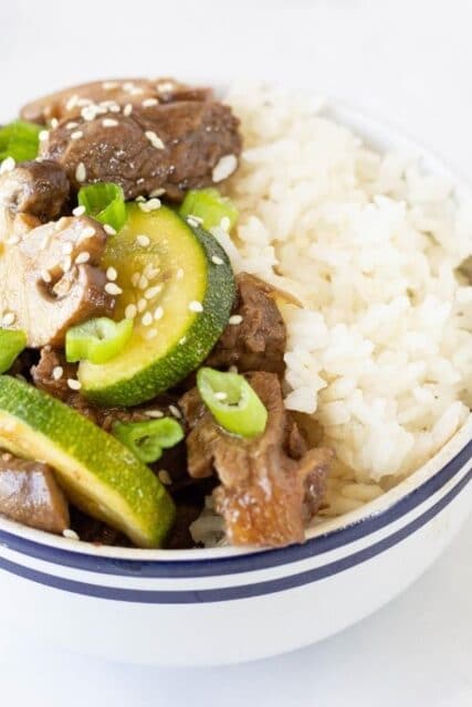 Instant Pot Hibachi Steak and Vegetables Recipe • Bake Me Some Sugar