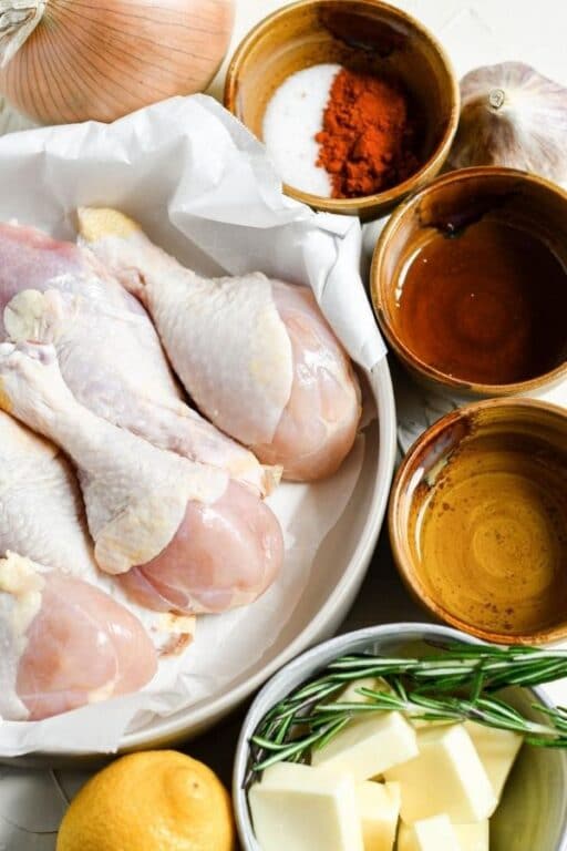 Cayenne Rosemary Instant Pot Chicken Legs Recipe • Bake Me Some Sugar