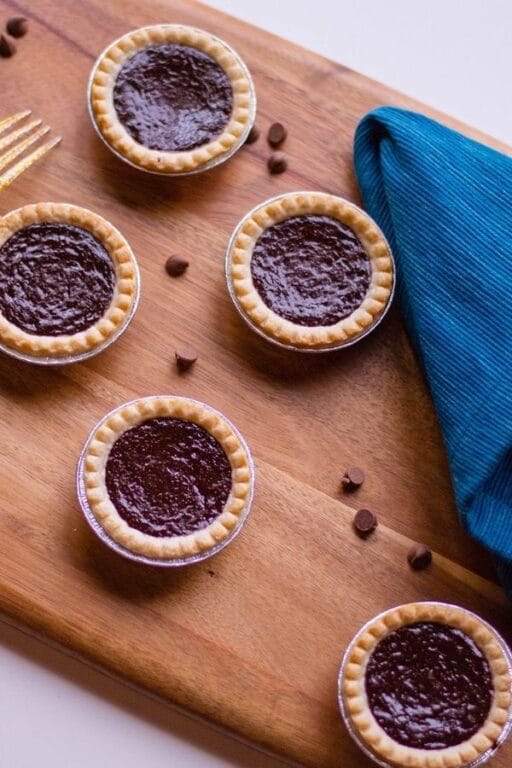 Mini Chocolate Pies Recipe • Bake Me Some Sugar
