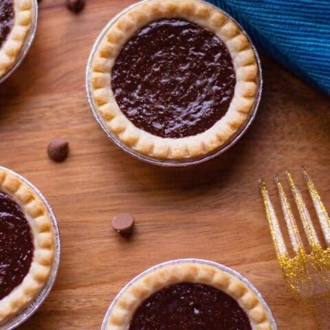 Mini Chocolate Pies Recipe • Bake Me Some Sugar