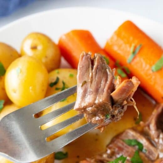 Easy 3 Packet Roast with Gravy • Bake Me Some Sugar