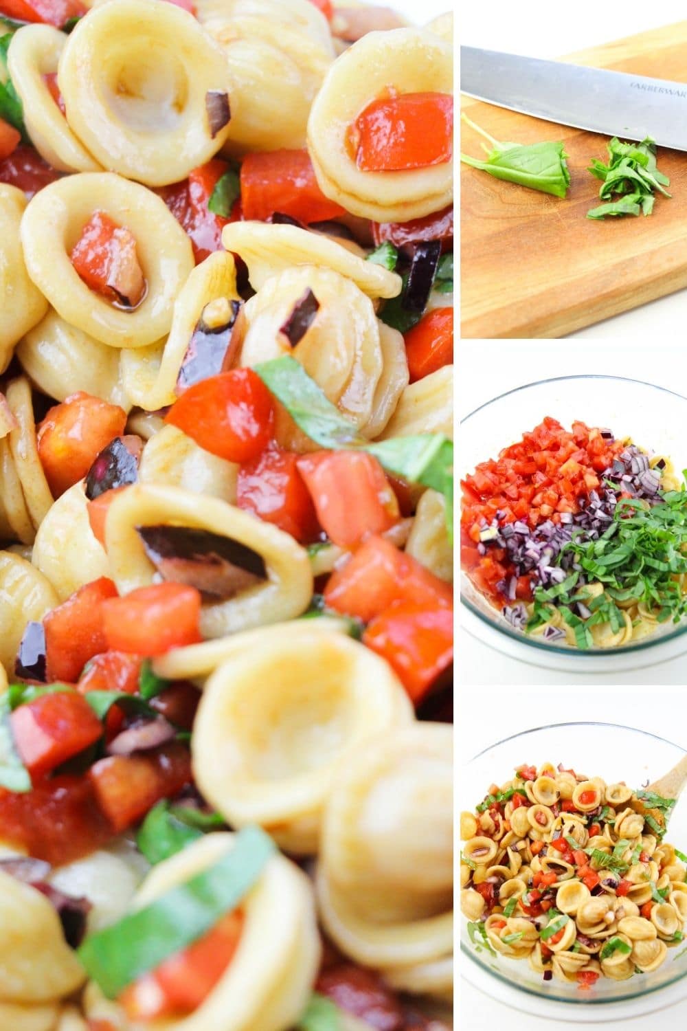 Bruschetta Pasta Salad Recipe • Bake Me Some Sugar
