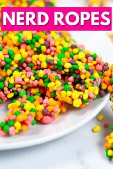 Rainbow Nerd Ropes Recipe • Bake Me Some Sugar