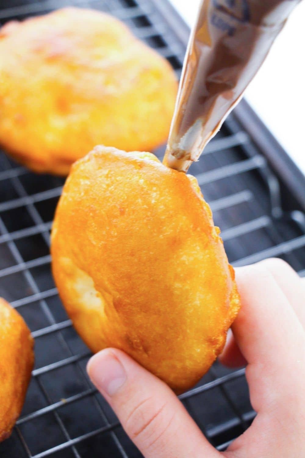 4 Ingredient Nutella Filled Donuts Recipe • Bake Me Some Sugar