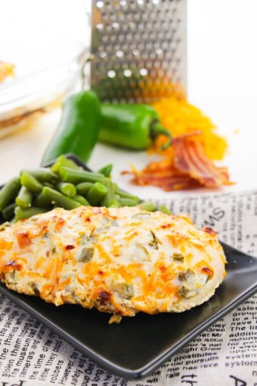Jalapeno Popper Chicken Recipe • Bake Me Some Sugar