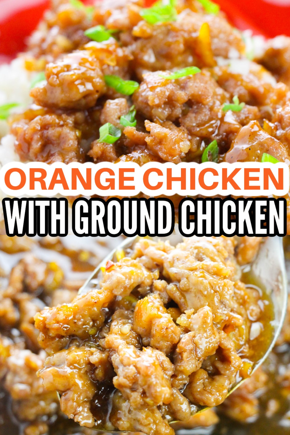 30 Minute Ground Orange Chicken Recipe • Bake Me Some Sugar