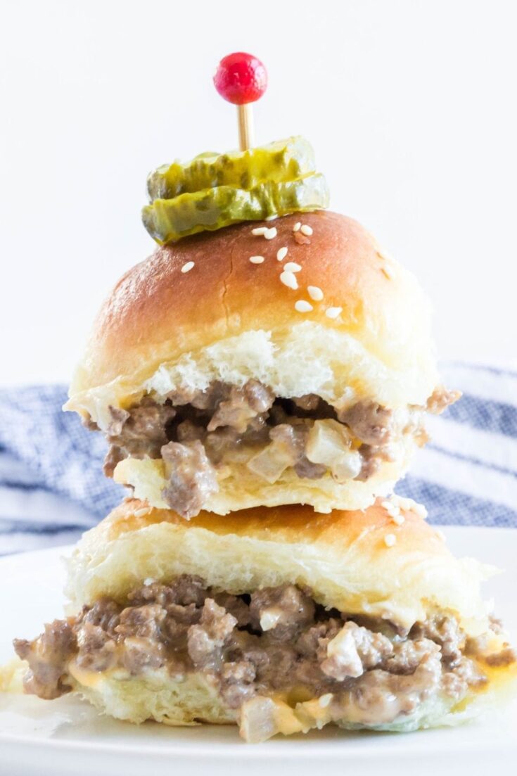 30 Minute Burger Sliders Recipe • Bake Me Some Sugar