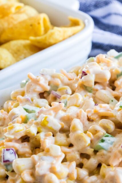 6 Ingredient Corn Dip Recipe • Bake Me Some Sugar