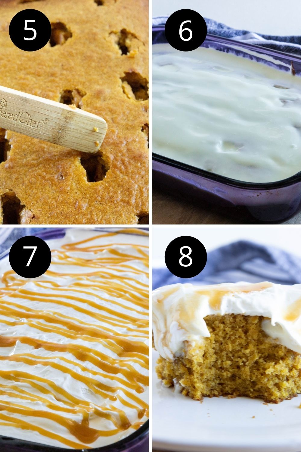 Homemade Pumpkin Poke Cake Recipe • Bake Me Some Sugar