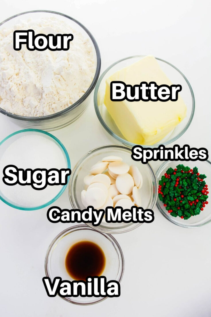 Buttery Christmas Shortbread Cookies Recipe • Bake Me Some Sugar