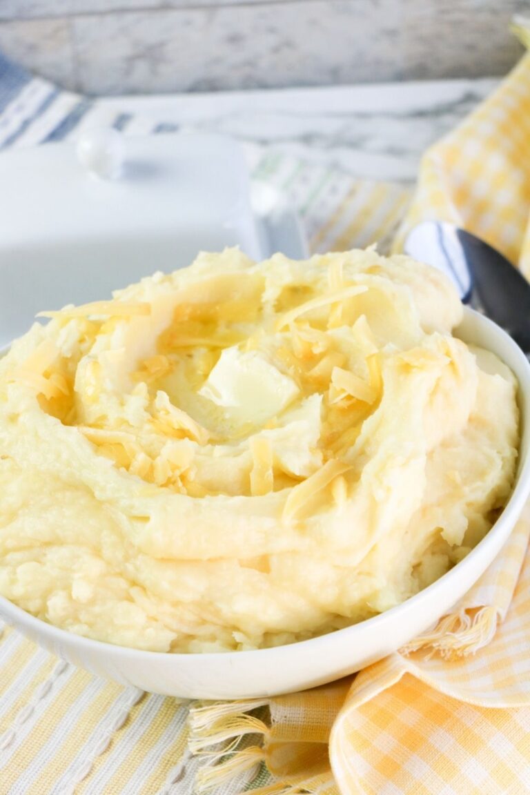 Cheesy Smoked Gouda Mashed Potatoes Recipe • Bake Me Some Sugar