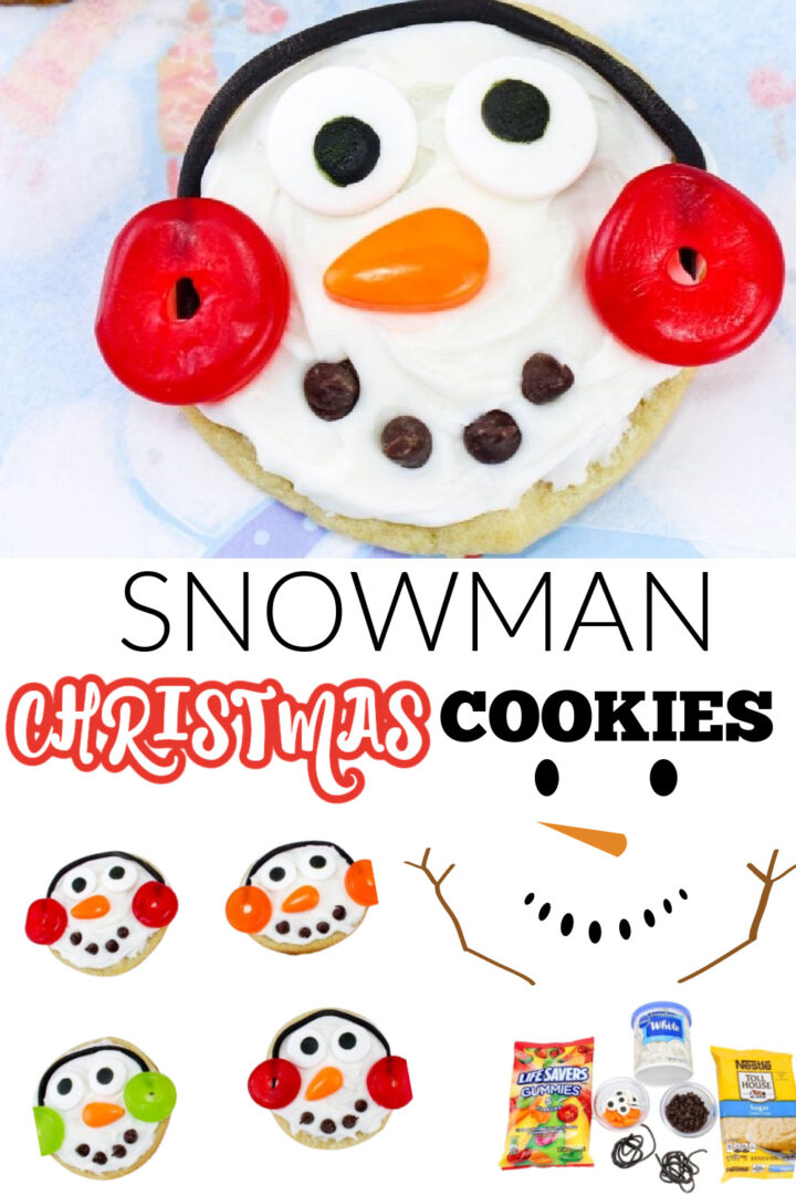 Easy Snowman Sugar Cookies Recipe • Bake Me Some Sugar