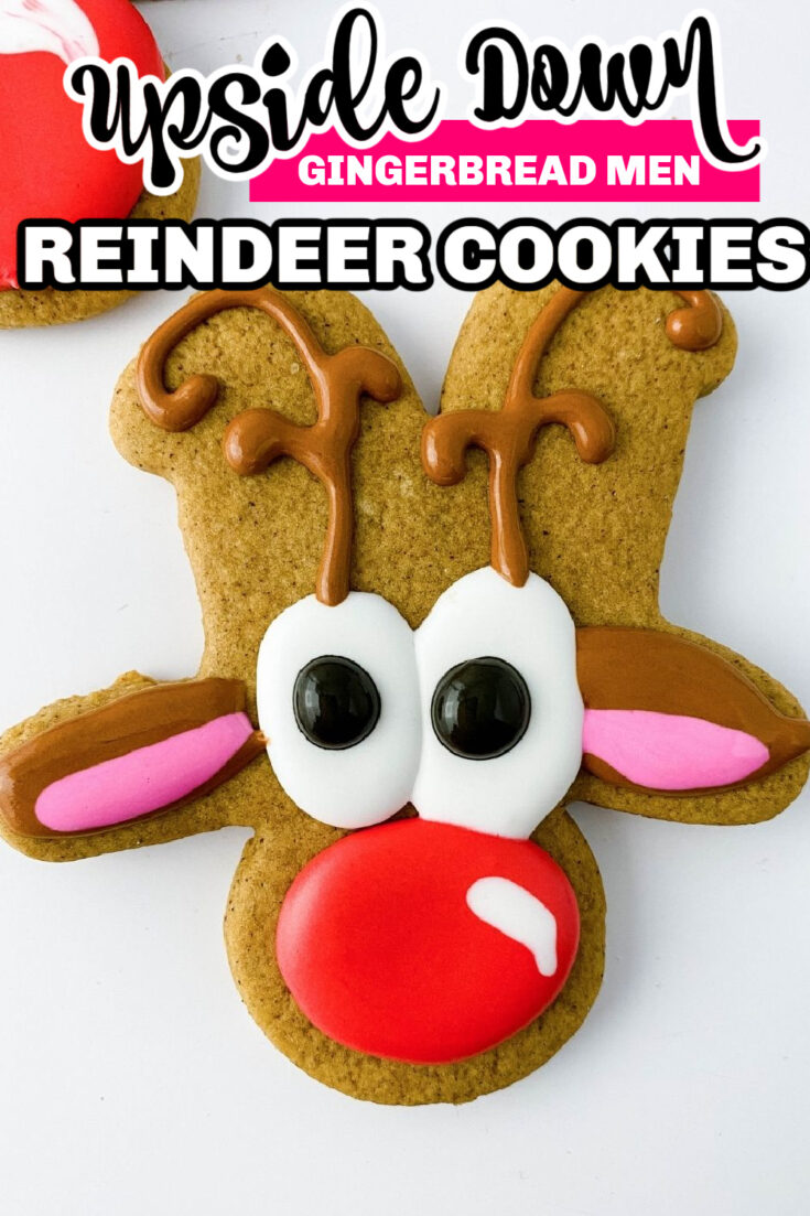 How to Make Gingerbread Reindeer Cookies • Bake Me Some Sugar
