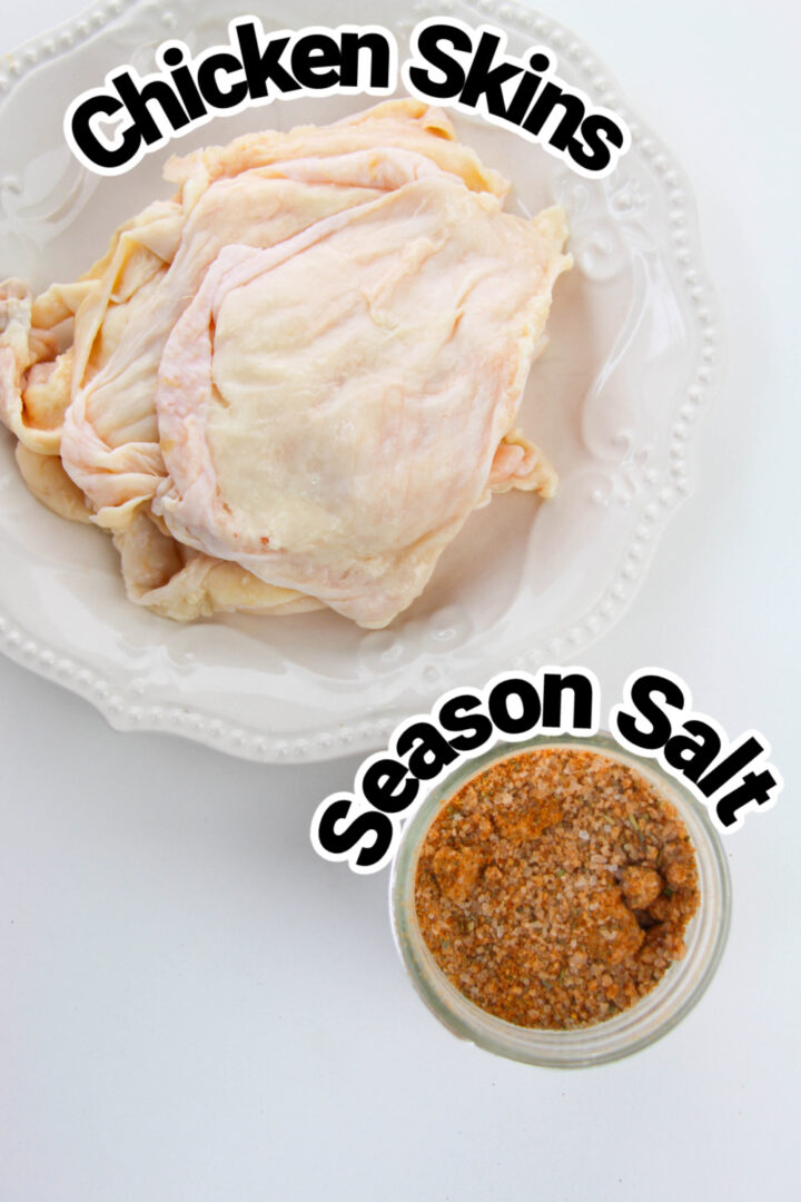 Oven Baked Chicken Skins (Chicharrones) • Bake Me Some Sugar