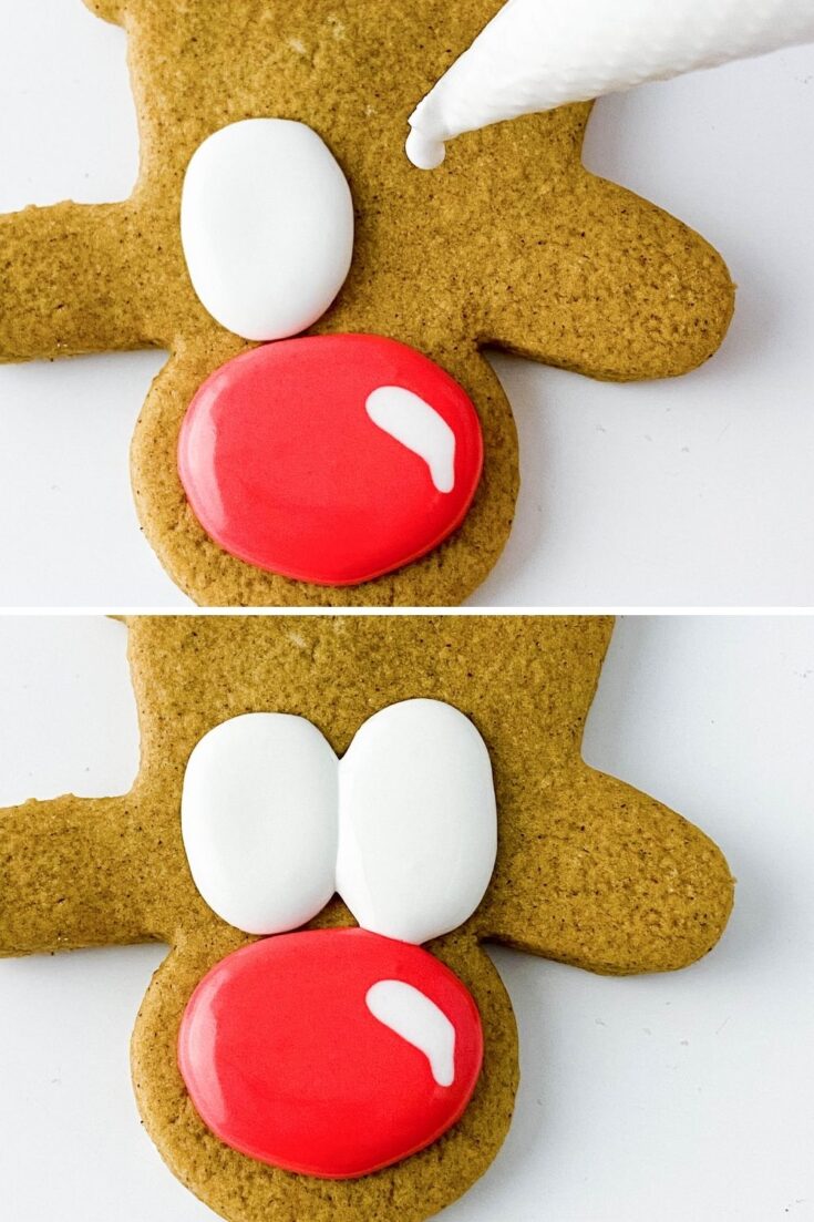 How to Make Gingerbread Reindeer Cookies • Bake Me Some Sugar