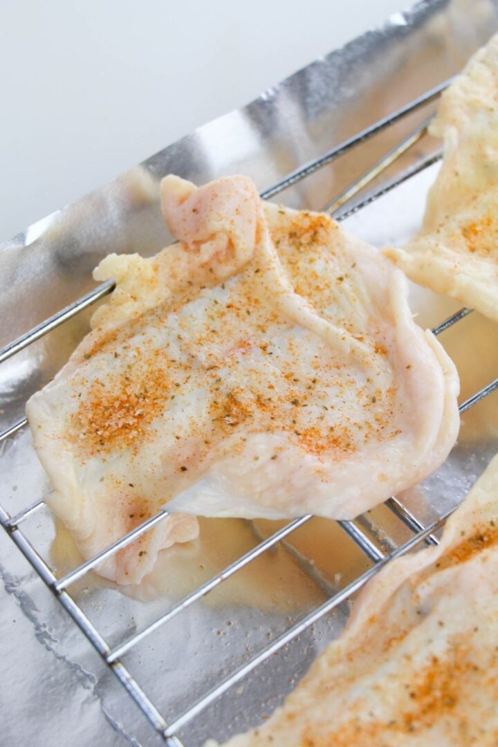 Oven Baked Chicken Skins (Chicharrones) • Bake Me Some Sugar