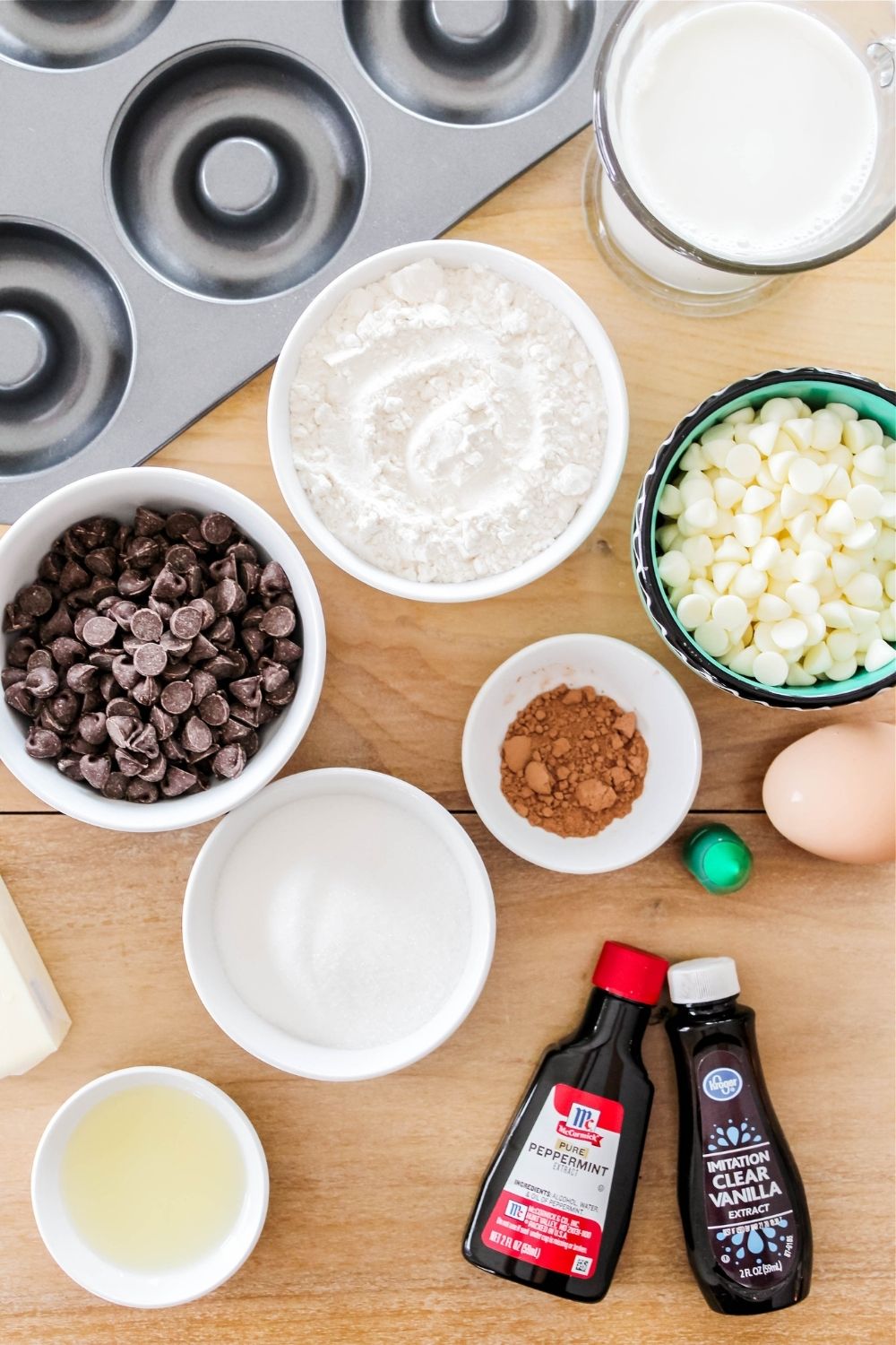 Chocolate Mint Donuts Recipe • Bake Me Some Sugar