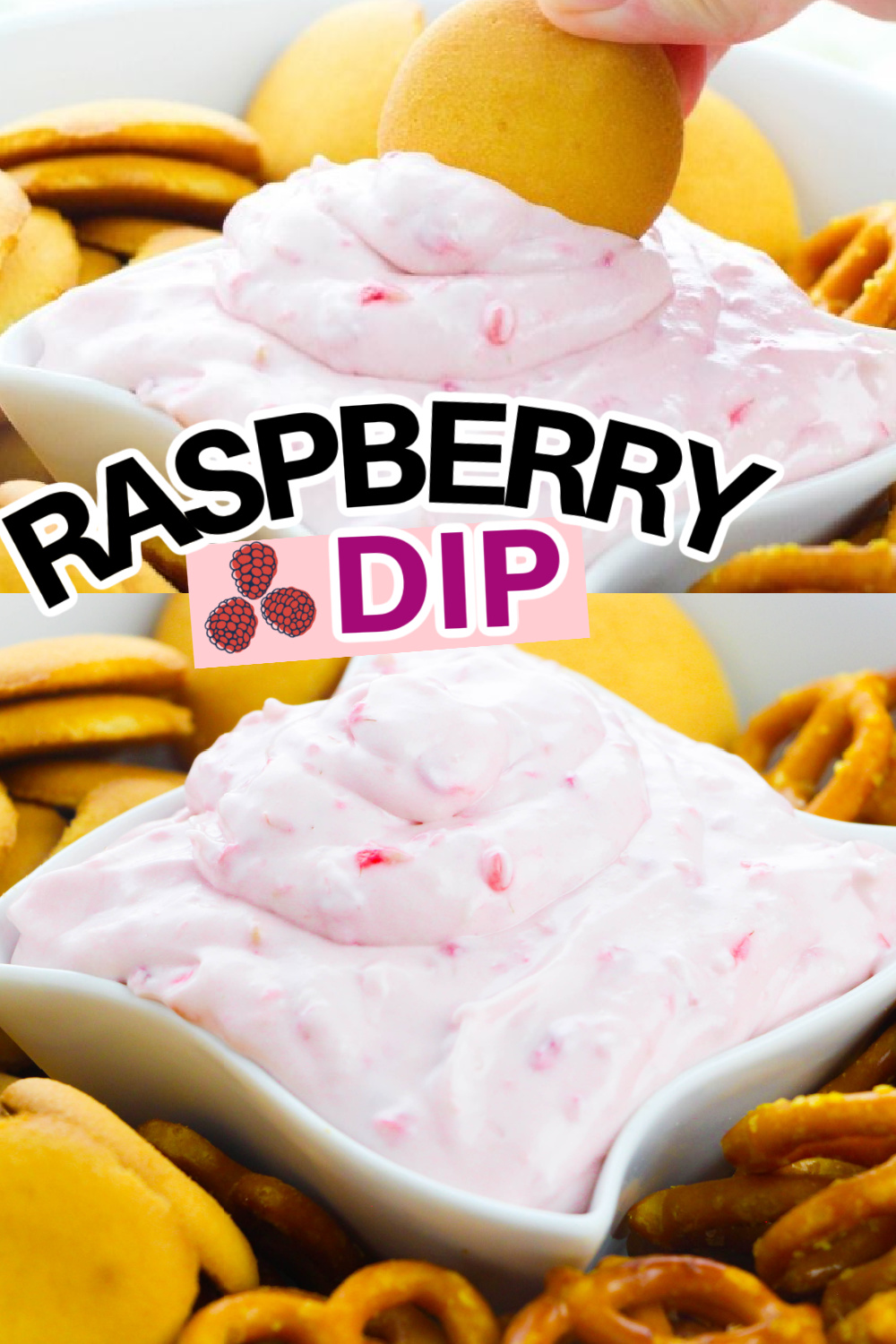 Raspberry Cream Cheese Dip Recipe • Bake Me Some Sugar