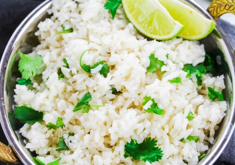 Cilantro Lime Rice Recipe • Bake Me Some Sugar