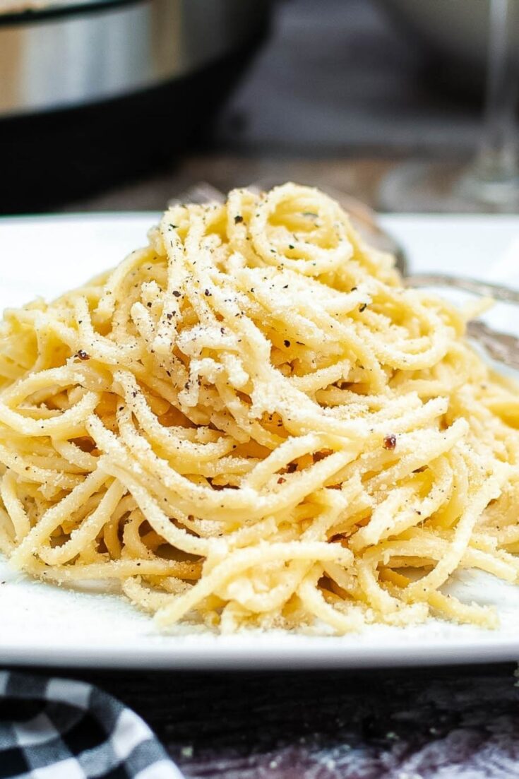 4 Ingredient Cacio e Pepe Recipe • Bake Me Some Sugar