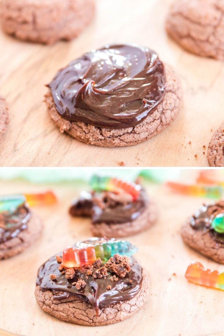 Brownie Dirt Cake Cookies Recipe • Bake Me Some Sugar