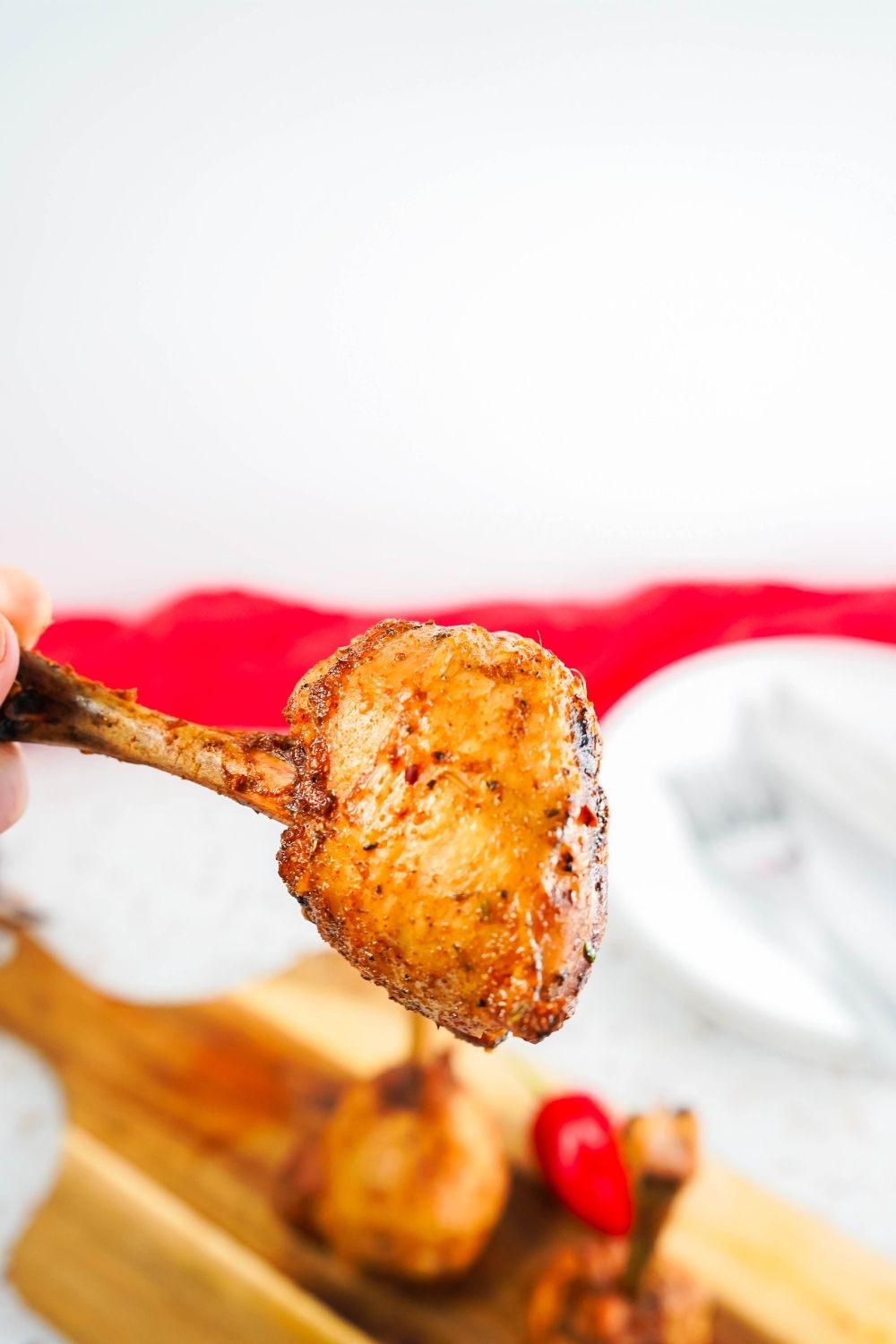 Smoked Chicken Lollipops Recipe • Bake Me Some Sugar