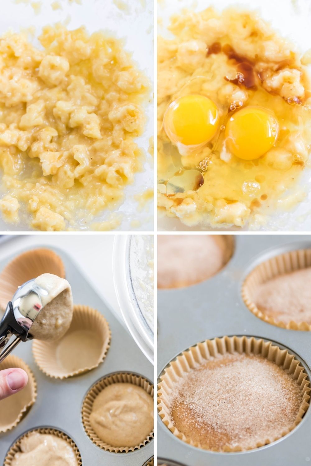 Banana Cinnamon Muffins Recipe • Bake Me Some Sugar