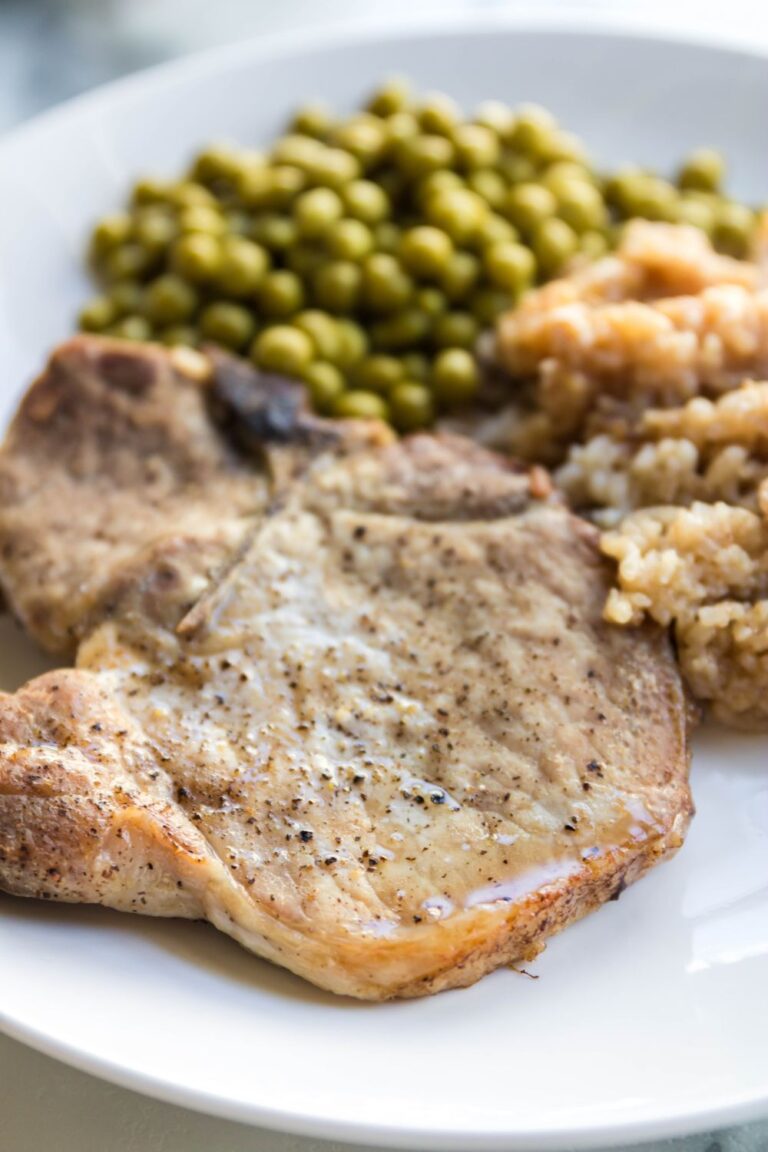 Baked Pork Chops and Rice Recipe • Bake Me Some Sugar