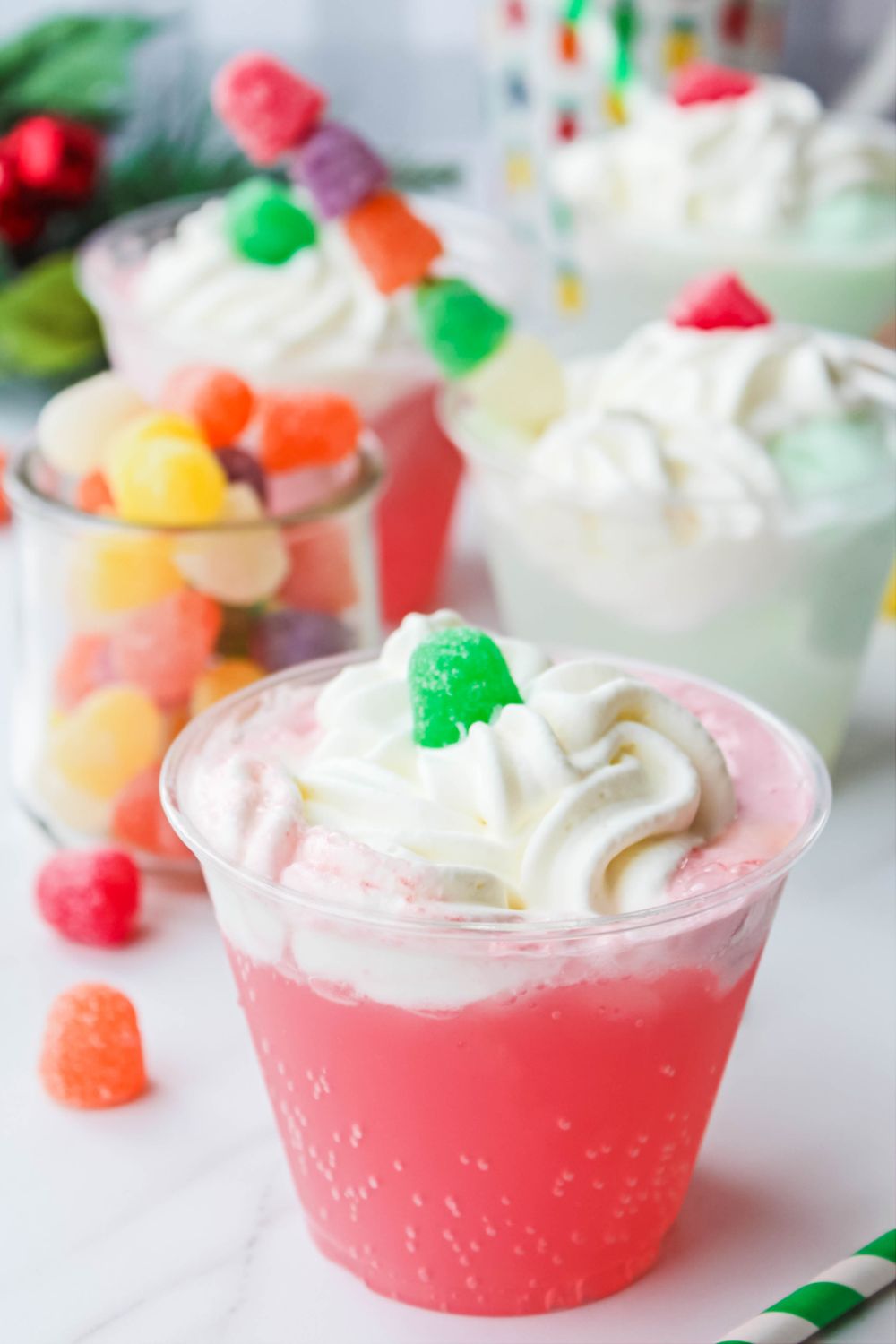 Gum Drop Sherbet Punch • Bake Me Some Sugar