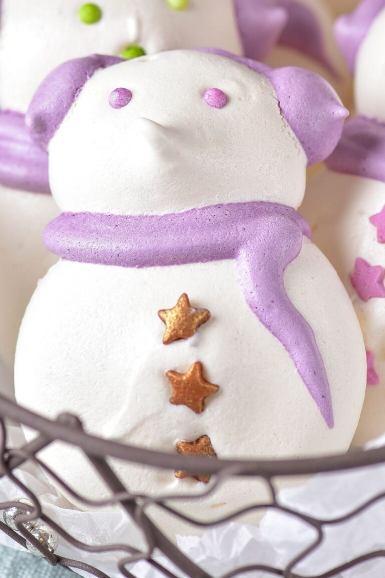Meringue Snowmen • Bake Me Some Sugar