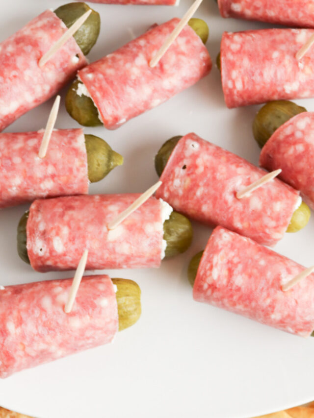 Easy Pickle Roll Ups Story • Bake Me Some Sugar