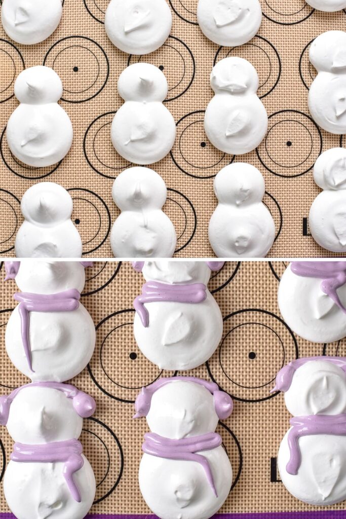 Meringue Snowmen • Bake Me Some Sugar