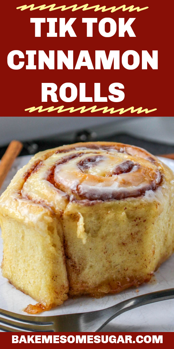 Tik Tok Cinnamon Rolls with Heavy Cream • Bake Me Some Sugar