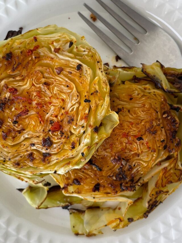 Delicious Cabbage Steaks Recipe Story • Bake Me Some Sugar