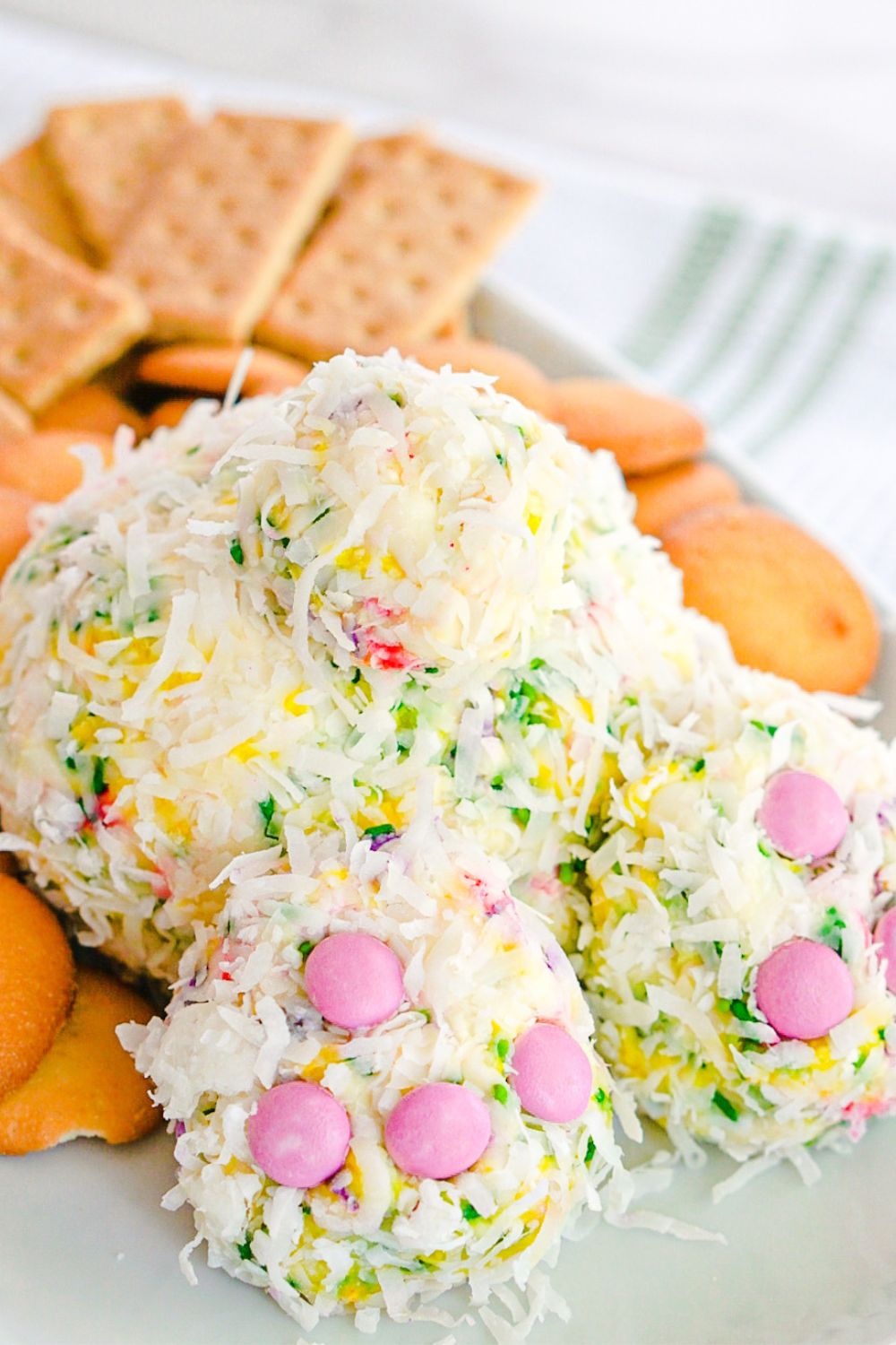 Sweet Easter Bunny Cheeseball • Bake Me Some Sugar