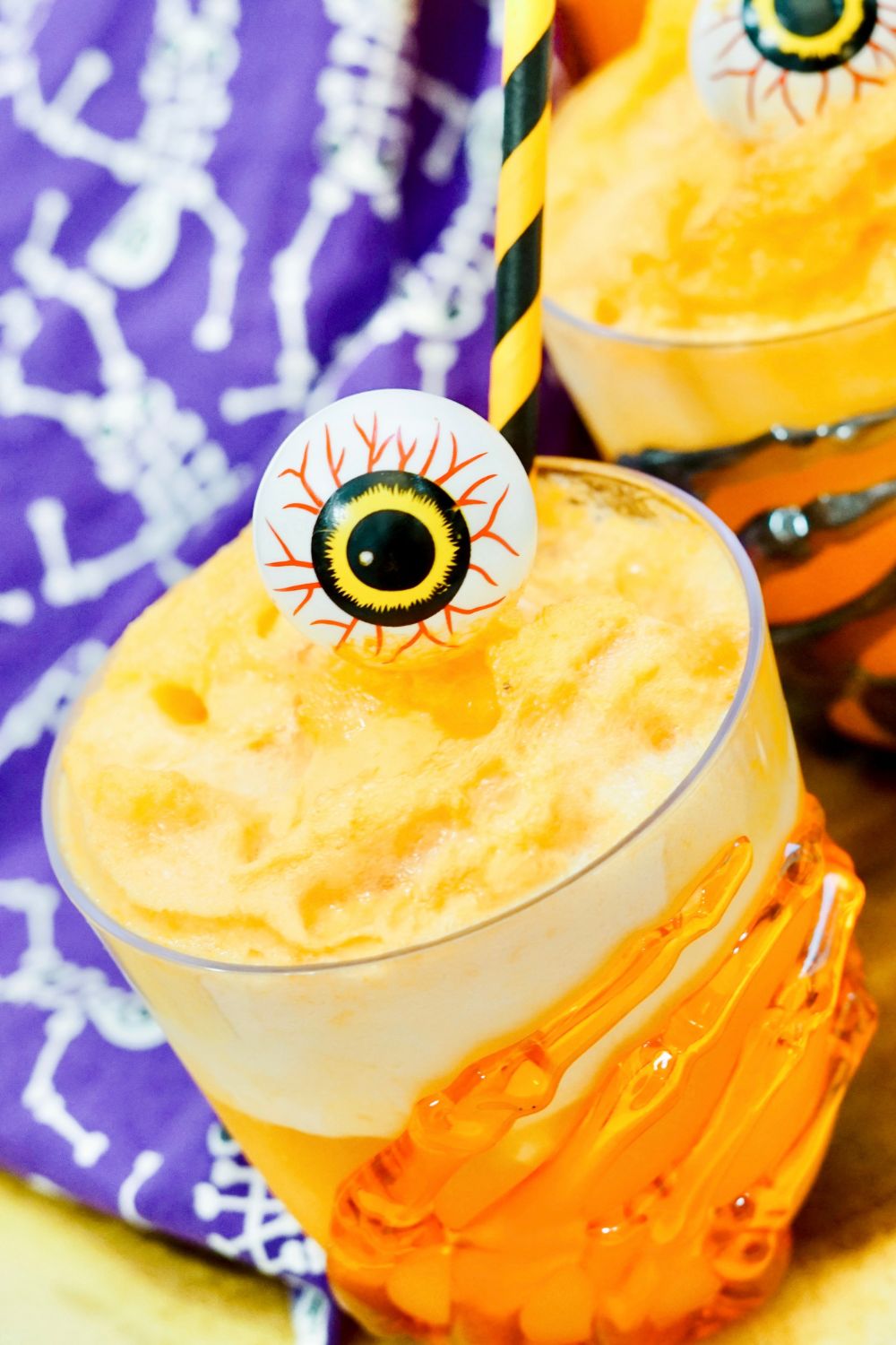 Screamtastic Halloween Fanta Floats • Bake Me Some Sugar