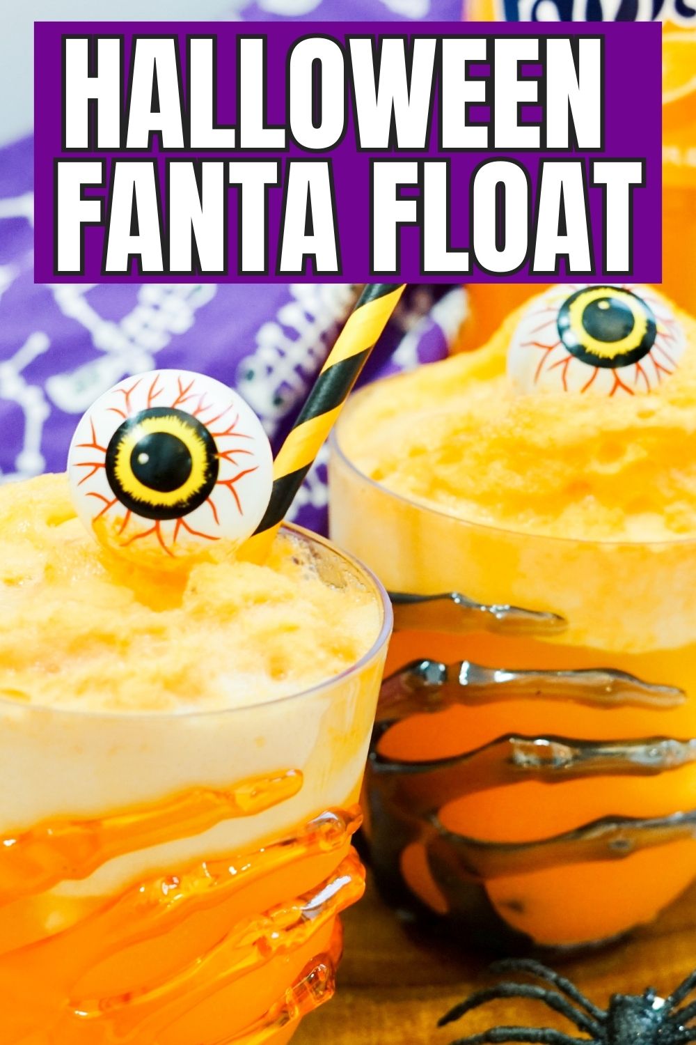 Screamtastic Halloween Fanta Floats • Bake Me Some Sugar