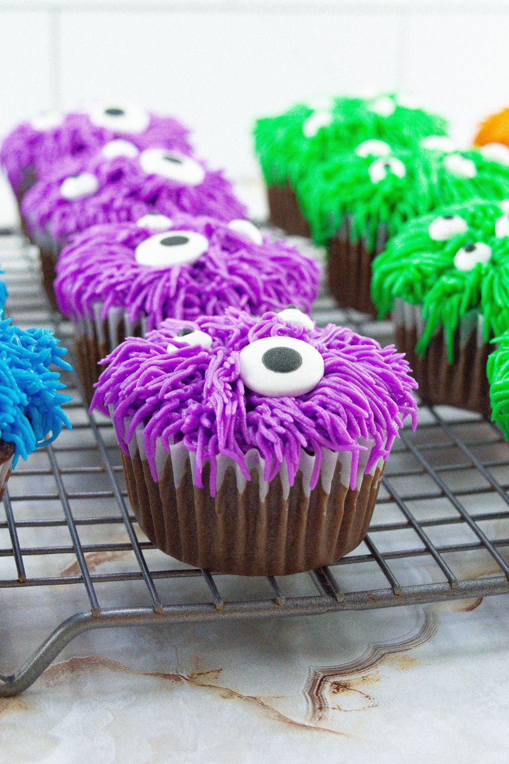 Cute Monster Cupcakes • Bake Me Some Sugar
