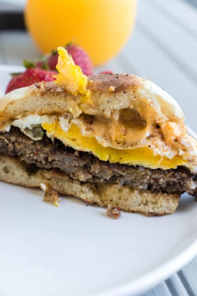 Blackstone Breakfast Sandwich • Bake Me Some Sugar