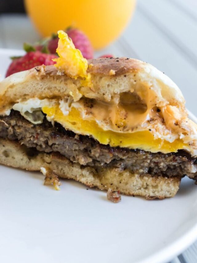 Blackstone Breakfast Sandwich • Bake Me Some Sugar