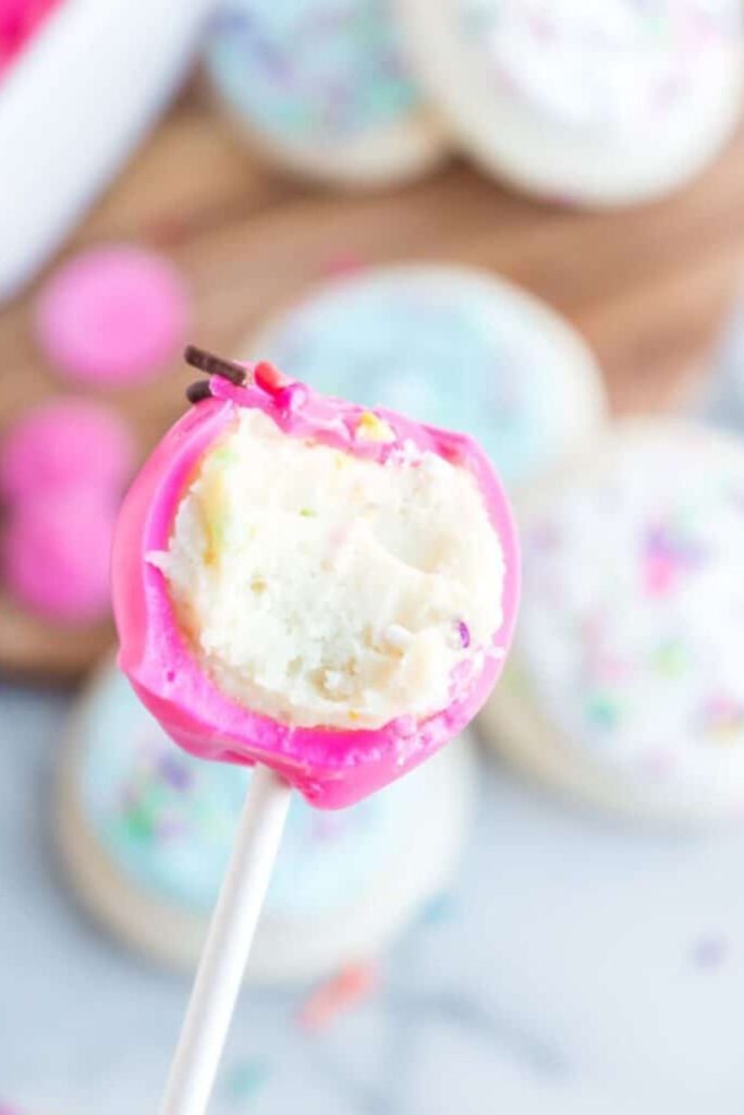 Lofthouse Sugar Cookie Cake Pops • Bake Me Some Sugar