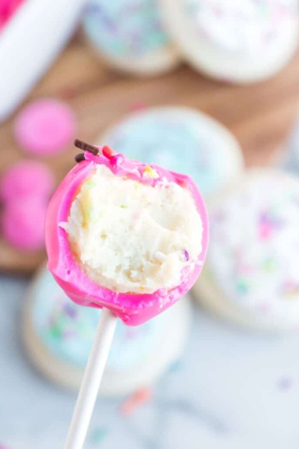 Lofthouse Sugar Cookie Cake Pops • Bake Me Some Sugar