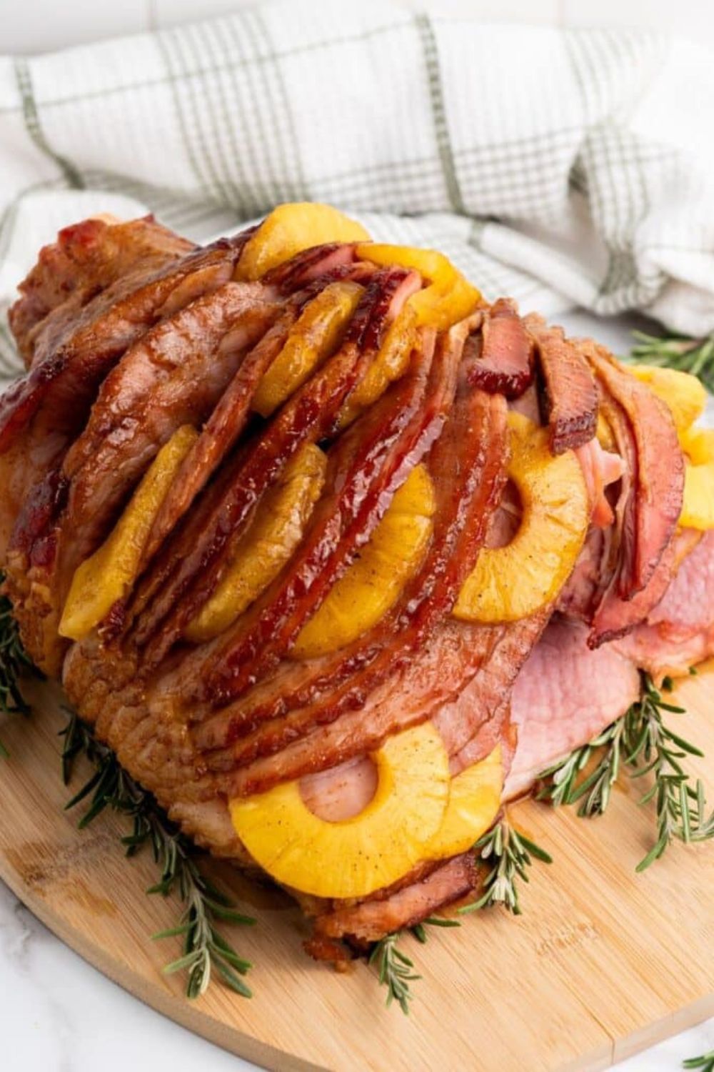 Brown Sugar Pineapple Ham • Bake Me Some Sugar